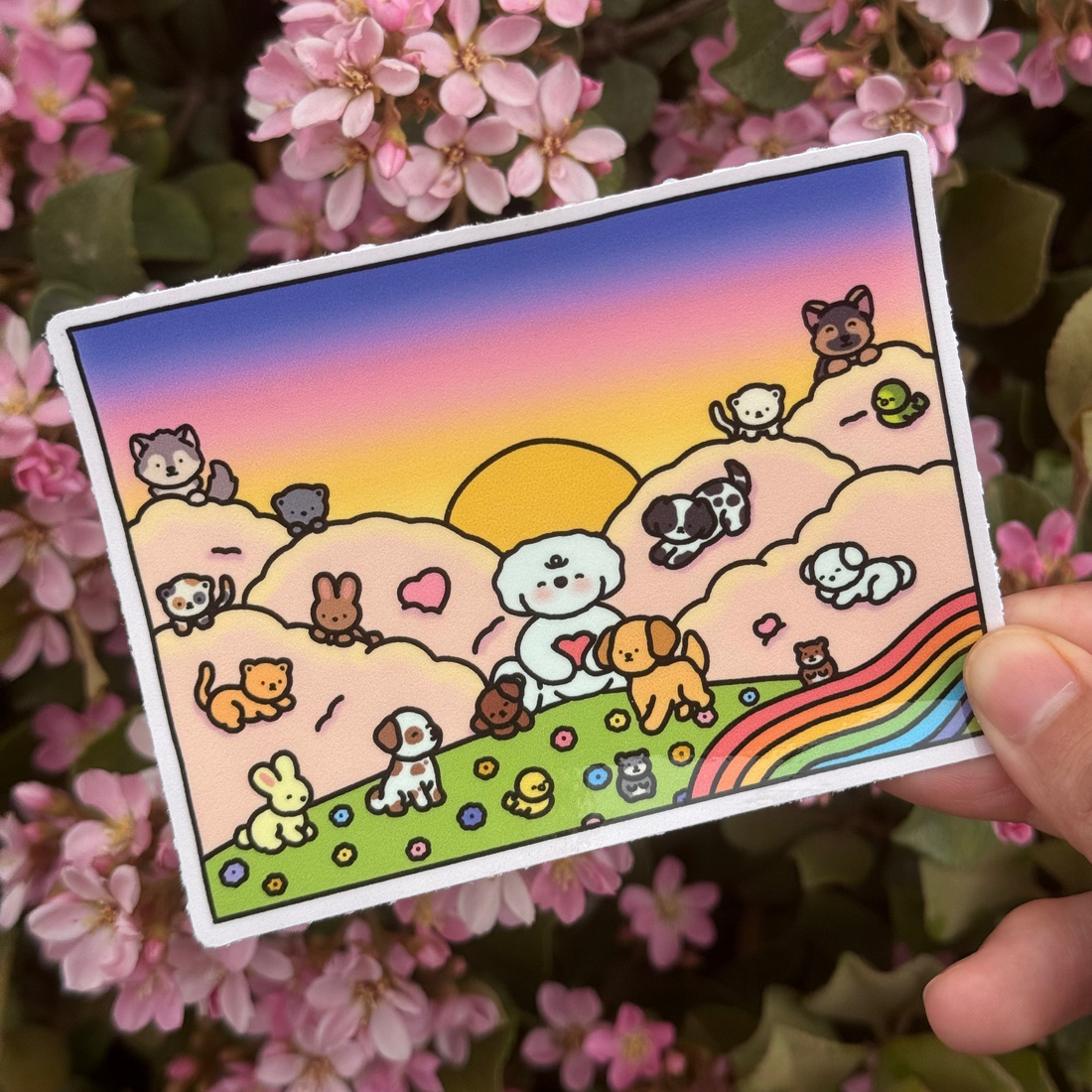 Beyond the Rainbow Bridge Sticker – Bombon´s